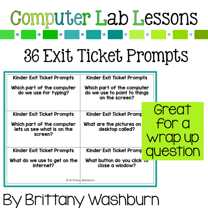 Kindergarten Technology Curriculum Add on Pack