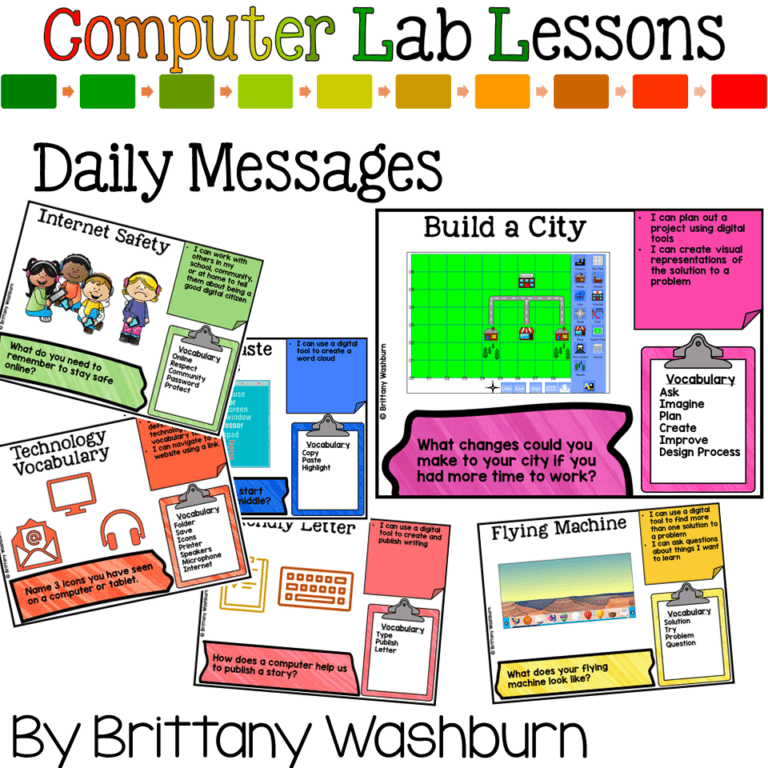 2nd Grade Technology Curriculum Add on Pack