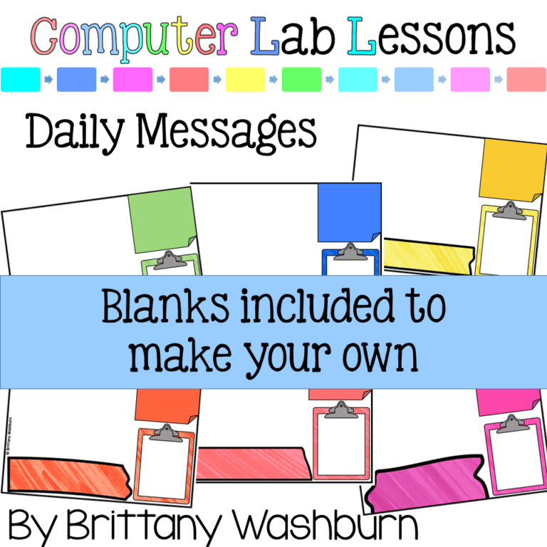 K-5 Technology Curriculum Add on Pack Bundle