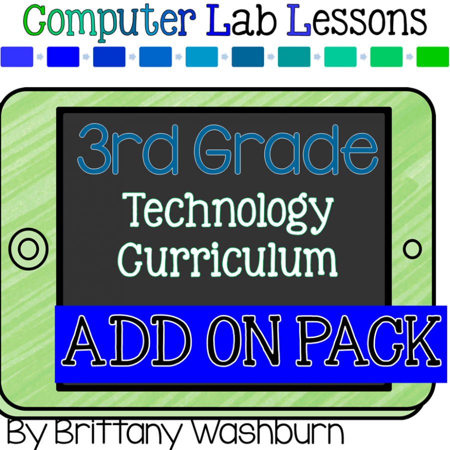 3rd Grade Technology Curriculum Add on Pack