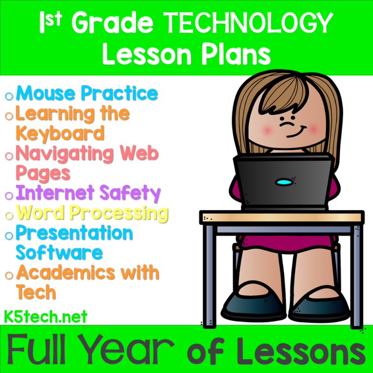 1st Grade Technology Curriculum Subscription
