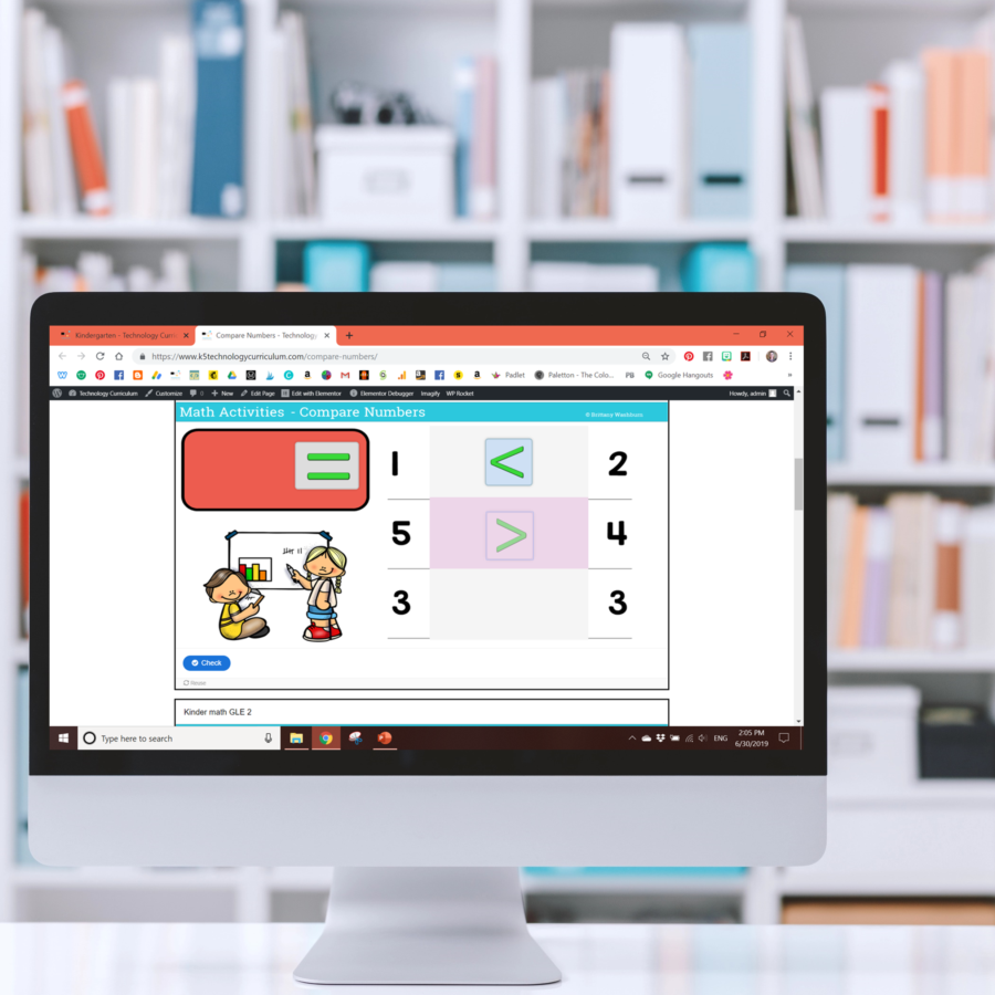 Kindergarten technology lessons